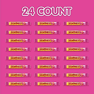 STARBURST FaveREDS Chewy Candy Bulk Pack, Full Size, 2.07 oz (Pack of 24)
