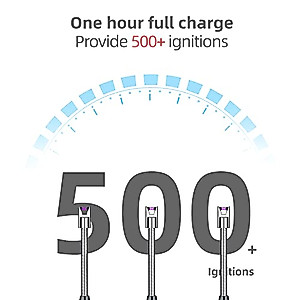 3 Pack Candle Lighter,Arc Lighter with USB Charging,Flameless Windproof,LED Battery Display,Safety Switch,Rotate 360 Degrees,for Aromatherapy,Candles,BBQ,Camping.(Blue&Red&Black)