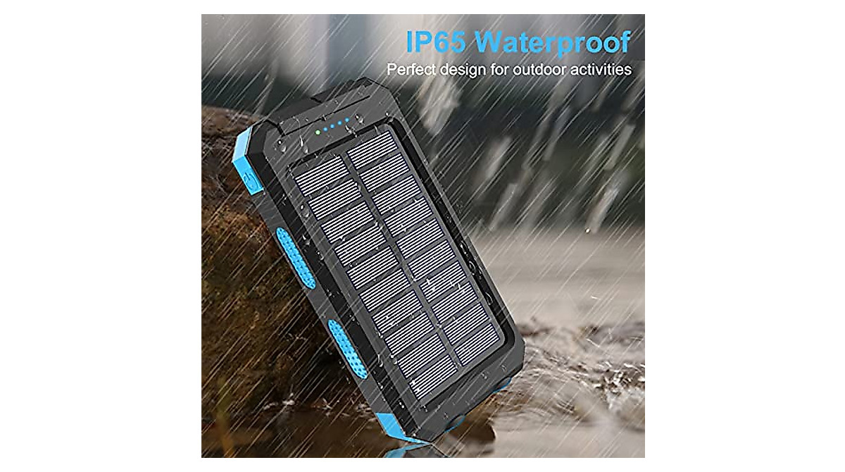 Solar Charger Power Bank 38800mAh | Portable Fast Charger & Emergency Tool
