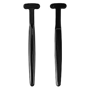 2pcs tongue scraper Tongue Brush Tongue Cleaner Tongue Cleaning Scraper for Fresher Breath in oral tongue cleaner Seconds tongue scraper (Black)