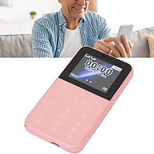 ciciglow Big Button Mobile Phone for Old, 1.8 Inch Screen, 1400MAh Battery, Dual SIM, 2G Network, No Games, Anti Fraud Calls, ABS Material, for Students Elderly (Roseate)