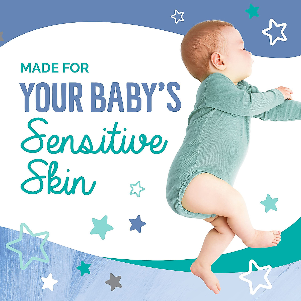 Seventh Generation Overnight Baby Diapers, Sensitive Protection, Size 6, 35+ lbs 17 Count, 4 Count (Pack of 1)