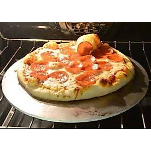 KettlePizza 15” Pizza & Grilling Steel - Heavy Gauge, Stainless Steel, Made in USA. Pizza Stone Alternative, Griddle for Grills