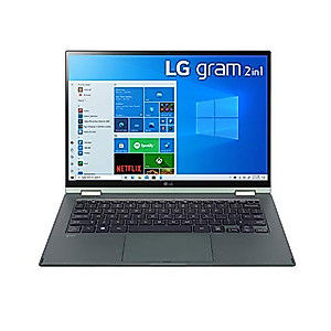 LG-LCD-Laptop 14" 2-in-1 WUXGA (1920x1200) IPS Touch-Display, 16GB-Ram, 1TB SSD, DCI-P3 99%, Lightweight (2.8lbs) Green