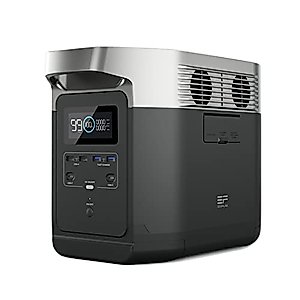 EF ECOFLOW Portable Power Station Delta 1000, 1008Wh Solar Generator with 6 x 1600W(3100W Surge) AC Outlets, Solar Battery Station Made for Emergency, Home Backup, Outdoor Camping RV/Van