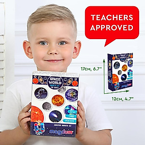 Solar System for Kids - Fridge Magnets for Toddlers - Planets for Kids Solar System Toys - 22 Magnetic Planet Kids Magnets - Refrigerator Magnets for Kids Magnetic Toys Toddler Toys Baby Toys