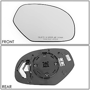 DNA MOTORING SMP-061-R Factory OE Style Right/Passenger Side Door Rear View Mirror Glass Lens w/Heater [Compatible with 07-14 Escalade / 07-13 Avalanche / 07-13 Silverado / 07-14 Suburban]