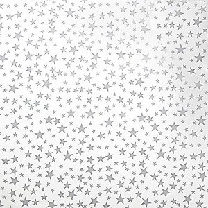Silver Stars Tissue Paper - 20in. x 30in. - 20 Sheets