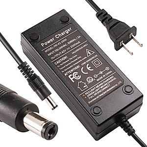 42V 2A Charger 1 Prong for 36V Lithium Ebike Escooter Compatible with Gotrax and All Brands' Electric Bike Scooter 5.5mm Plug