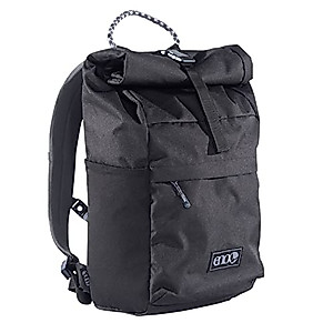 ENO, Roan Rolltop Pack - 20L Outdoor Backpack for Men and Women - for Hiking, Camping, Backpacking, Beach, and Festivals - Black