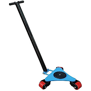 Amarite Machine Skates - Heavy Duty 2t Machinery Skates with 4400lbs Capacity and 3 Swivel Rollers for Warehouse and Workshop Transport - Machine Skate and Equipment Dolly Skate