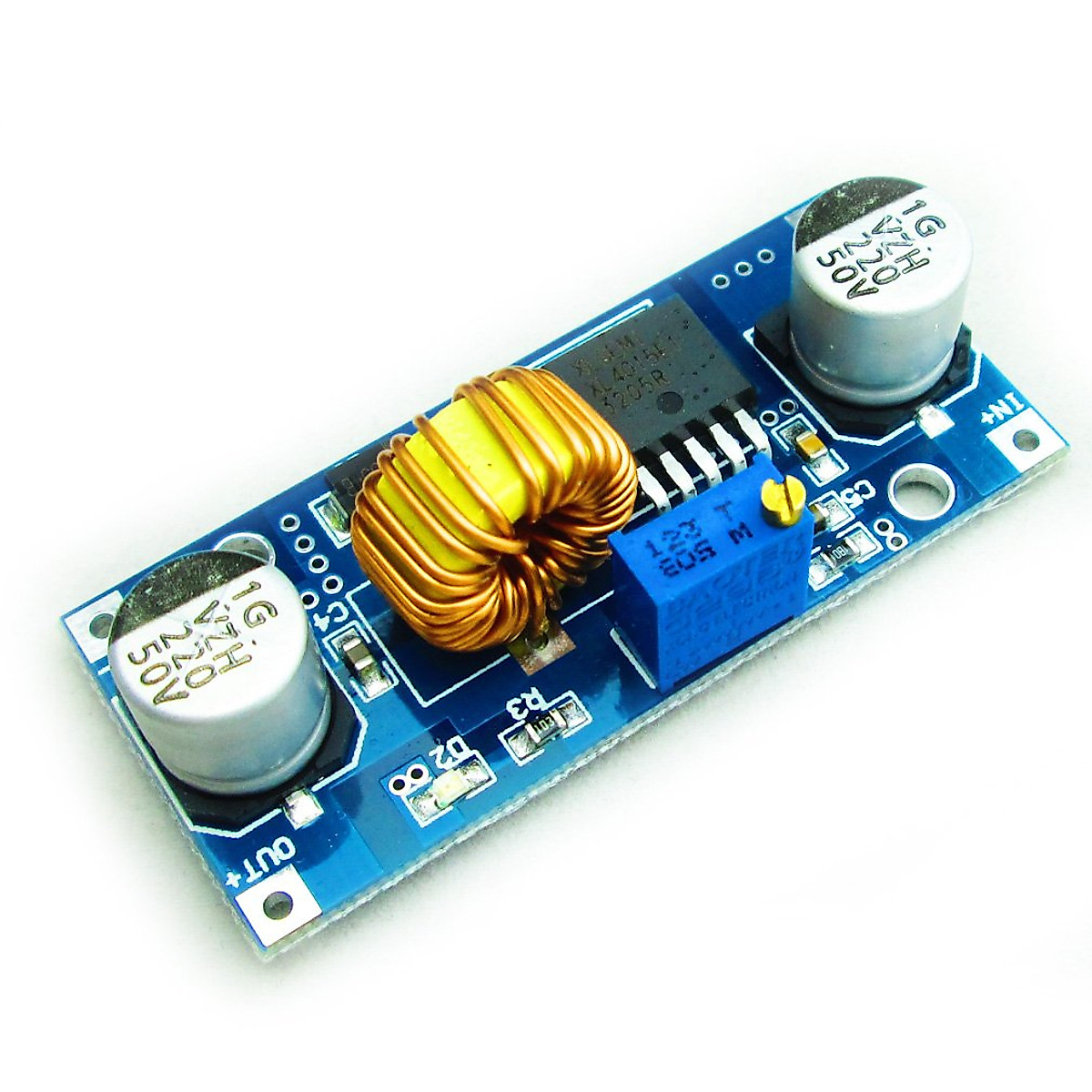 HiLetgo 3pcs XL4015 4~38V to 1.25-36V 5A DC-DC Buck Converter Step Down Module 5A DC-DC Adjustable Step-Down Module XL4015 4~38v 96%