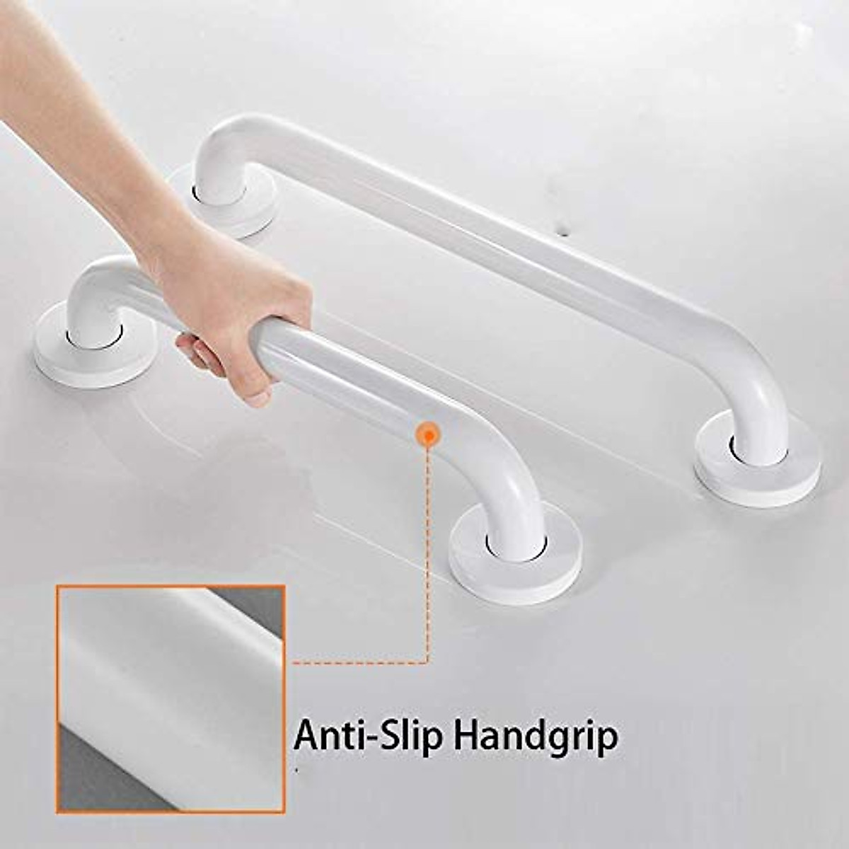 Universal Bathtub Grab bar with Non-Slip Handle, Solid Stainless Steel Shower Safety Handle for Bathtub, Toilet, Bathroom, Kitchen, Bathroom