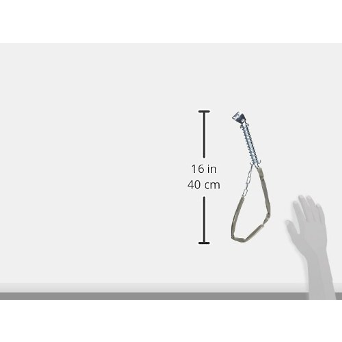 Ultra Hardware 96222 Chain Door Stop, 28", Satin Nickel