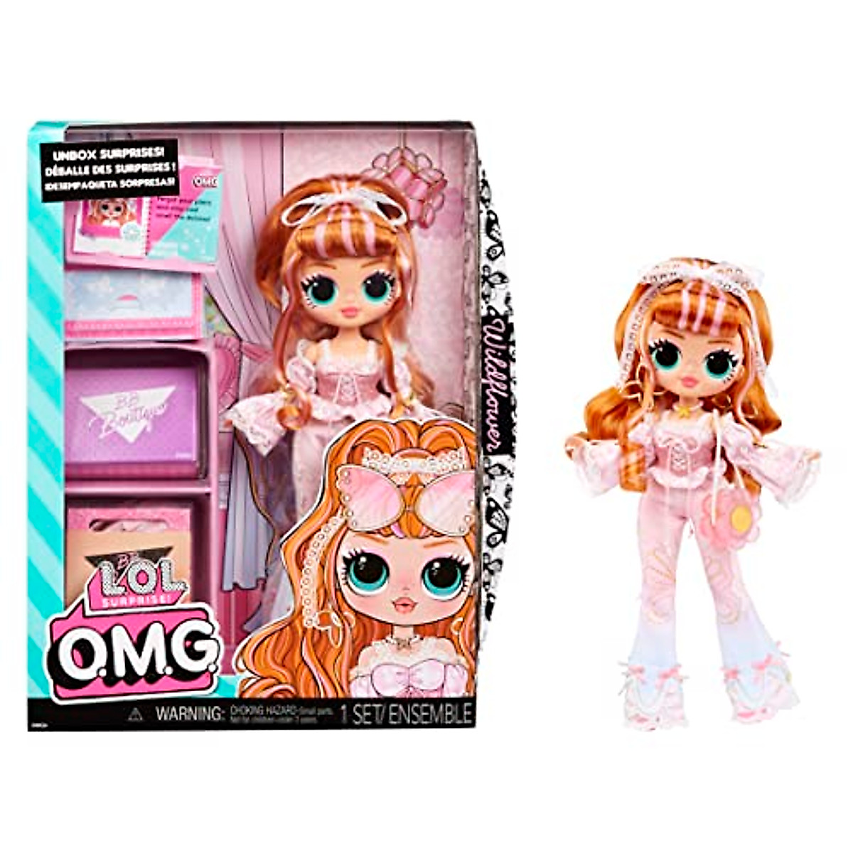 L.O.L. Surprise! LOL Surprise OMG Wildflower Fashion Doll with Multiple Surprises and Fabulous Accessories – Great Gift for Kids Ages 4+