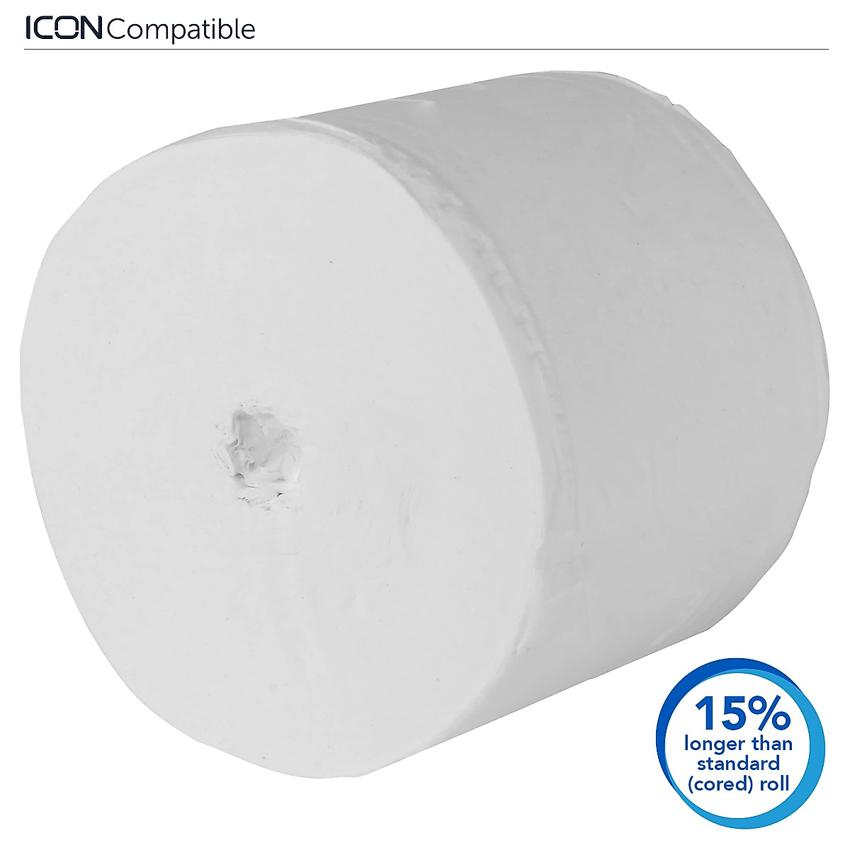 Scott Professional Essential Coreless High-Capacity Standard Roll Bulk Toilet Paper (07001), 2-Ply, White (36 Rolls of 800 Sheets, 28,800 Sheet Total)