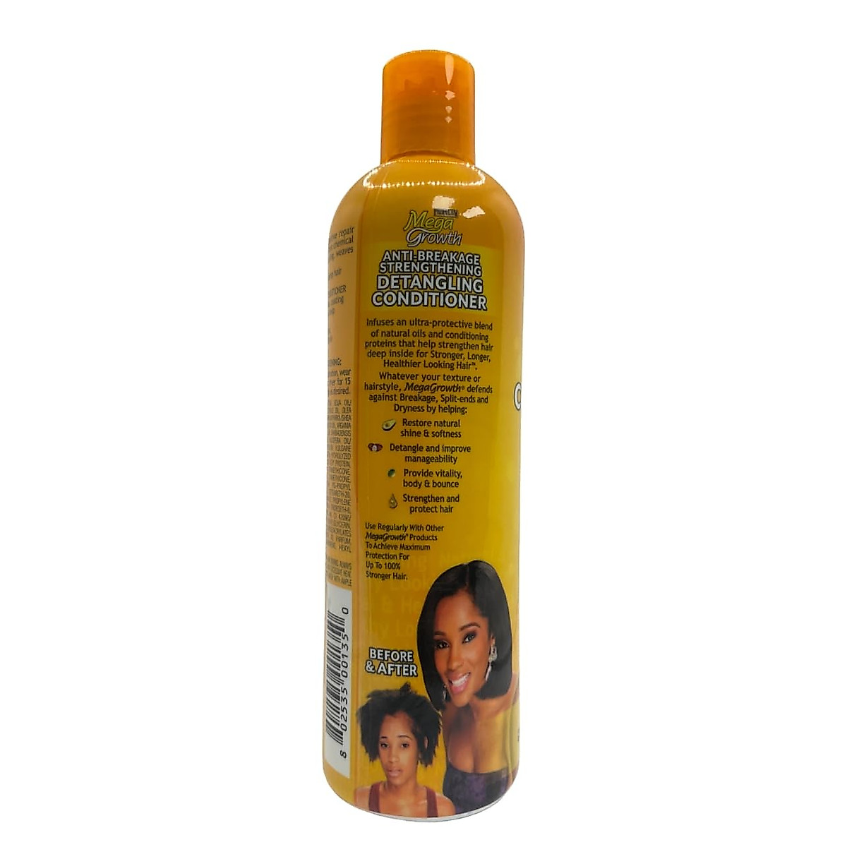 Profectiv Mega Growth Detangling Conditioner, 12 oz (Pack of 3)