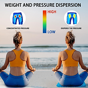 TONIINT Large Gel Seat Cushion for Long Sitting with Non-Slip Cover,Soft & Breathable,Chair Cushion,Car seat Cushion,Office seat Cushion,Seat Cushion for Desk Chair,Wheelchair Cushion