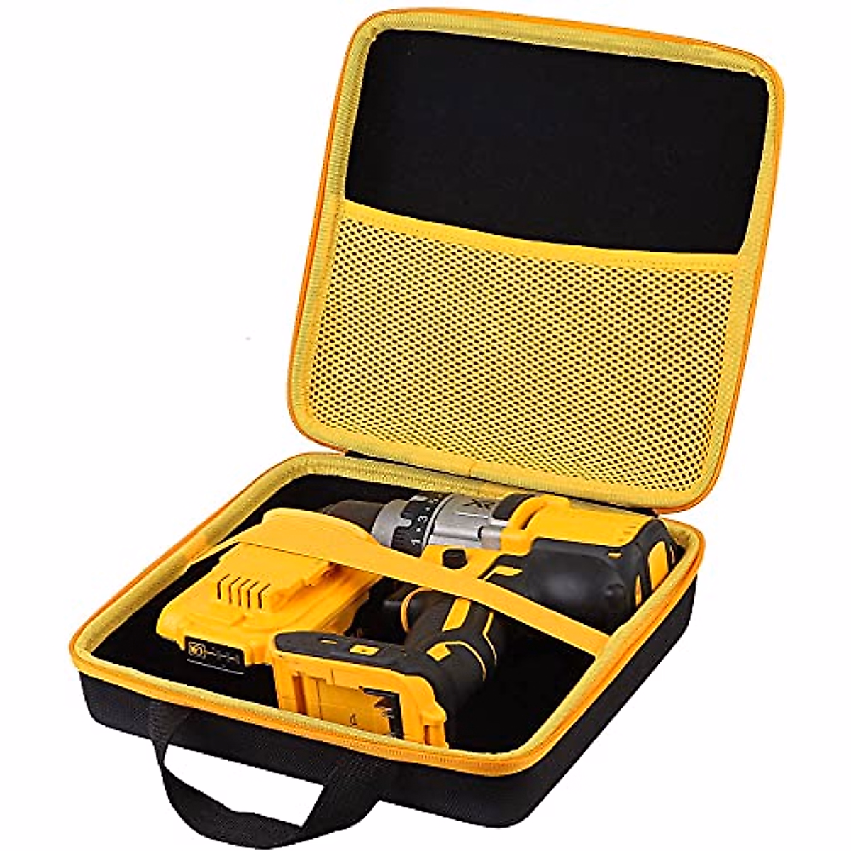 Khanka Hard Carrying Tool Case Replacement for DEWALT 20V MAX XR Brushless Drill/Driver DCD791B / DCD991B
