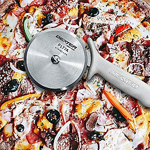 Dexter-Russell 4" Pizza Cutter, P177A-4PCP, SANI-SAFE Series White