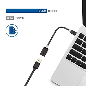 Cable Matters USB 3.0 KVM Switch DisplayPort 1.4 for 2 Computers, USB C to DisplayPort 1.4 Adapter, and USB C to USB Adapter Bundle