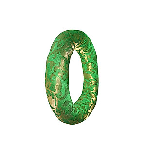 Round Cushion For Tibetan Singing Bowl Handmade Cushions Brocade Art Silk Home Decor Jewelry Display Cushion (5" X 1.5" Inch)