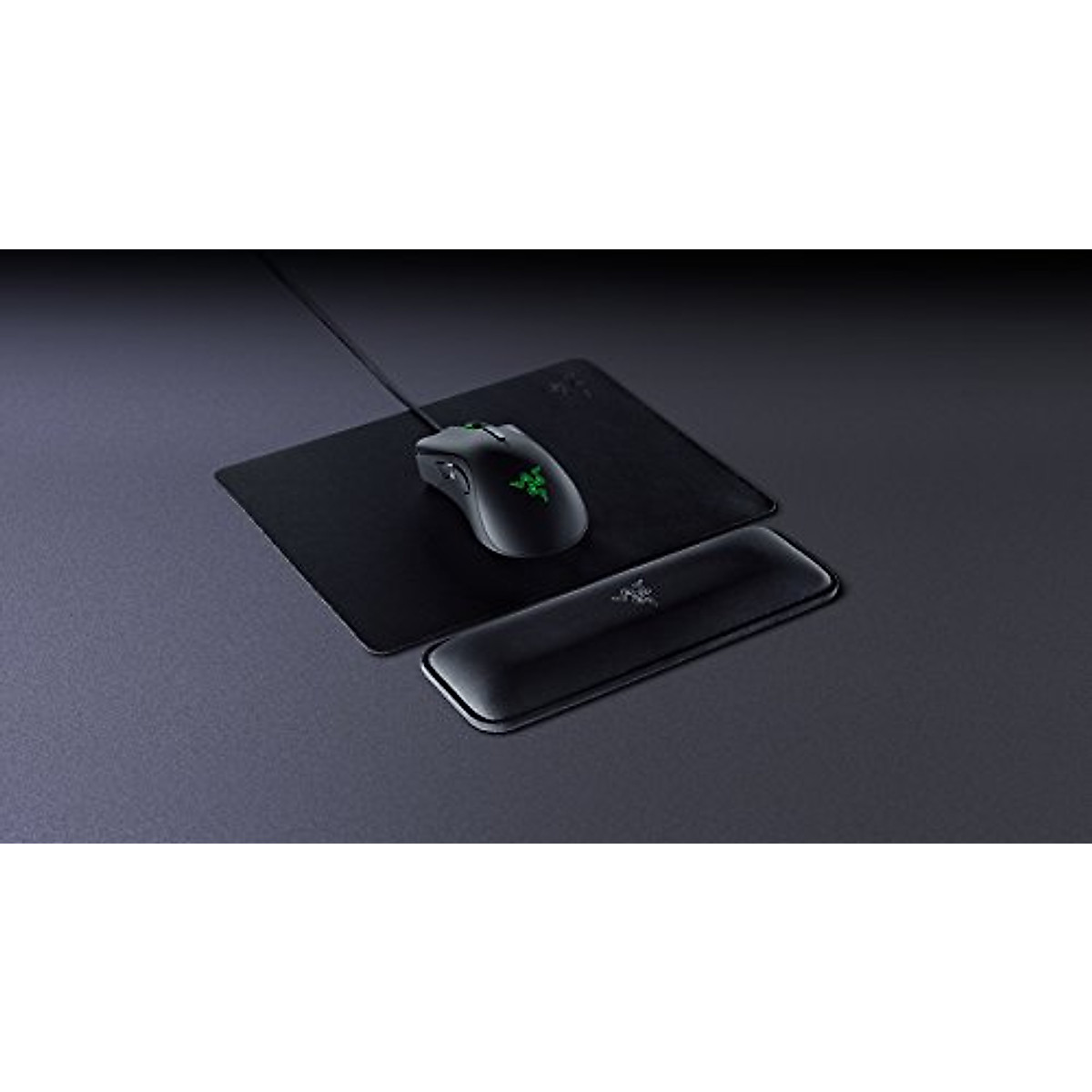 Razer Ergonomic Wrist Rest for Gaming Mice: Anti-Slip Rubber Base - Angled Incline - Classic Black