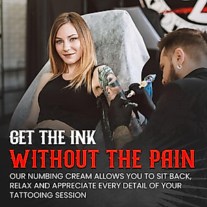 InKorporated Premium Tattoo Numbing Cream Laser Hair Removal, Brazilian Waxing - Vitamin E-Infused Lidocaine Cream Brings Relief within 5-15 Mins - 30ml (1 Oz (Pack of 1))