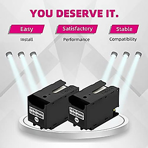 IN INTACTECH T6715 T6716 Maintenance Box Replacement for T671500 Ink Maintenance Box Work for Workforce Pro WF-4740 WF-4730 WF-3820 WF-4830 WF-4720 EC-4020 WF-4734 EC-4030 WF-C5210 WF-C5290 WF-C5710