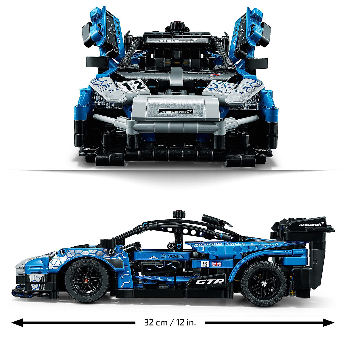 LEGO® Technic McLaren Senna GTR™ 42123 Toy Car Model Building Kit; Build and Display an Authentic McLaren Supercar