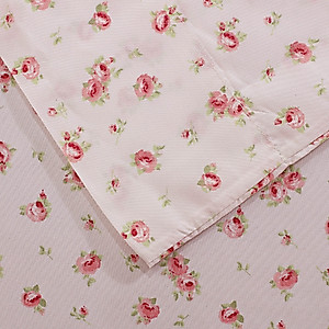 Modern Threads Silky Soft Microfiber and Wrinkle Free Sheets - Luxurious Microfiber Bed Sheets includes Flat Sheet, Fitted Sheet with Deep Pockets, & Pillowcases Blush, Full