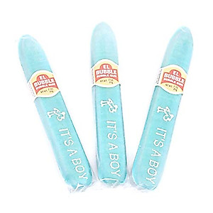 Dubble Bubble It's a Boy! Blue Bubble Gum Gender Reveal Cigars (Pack of 36)