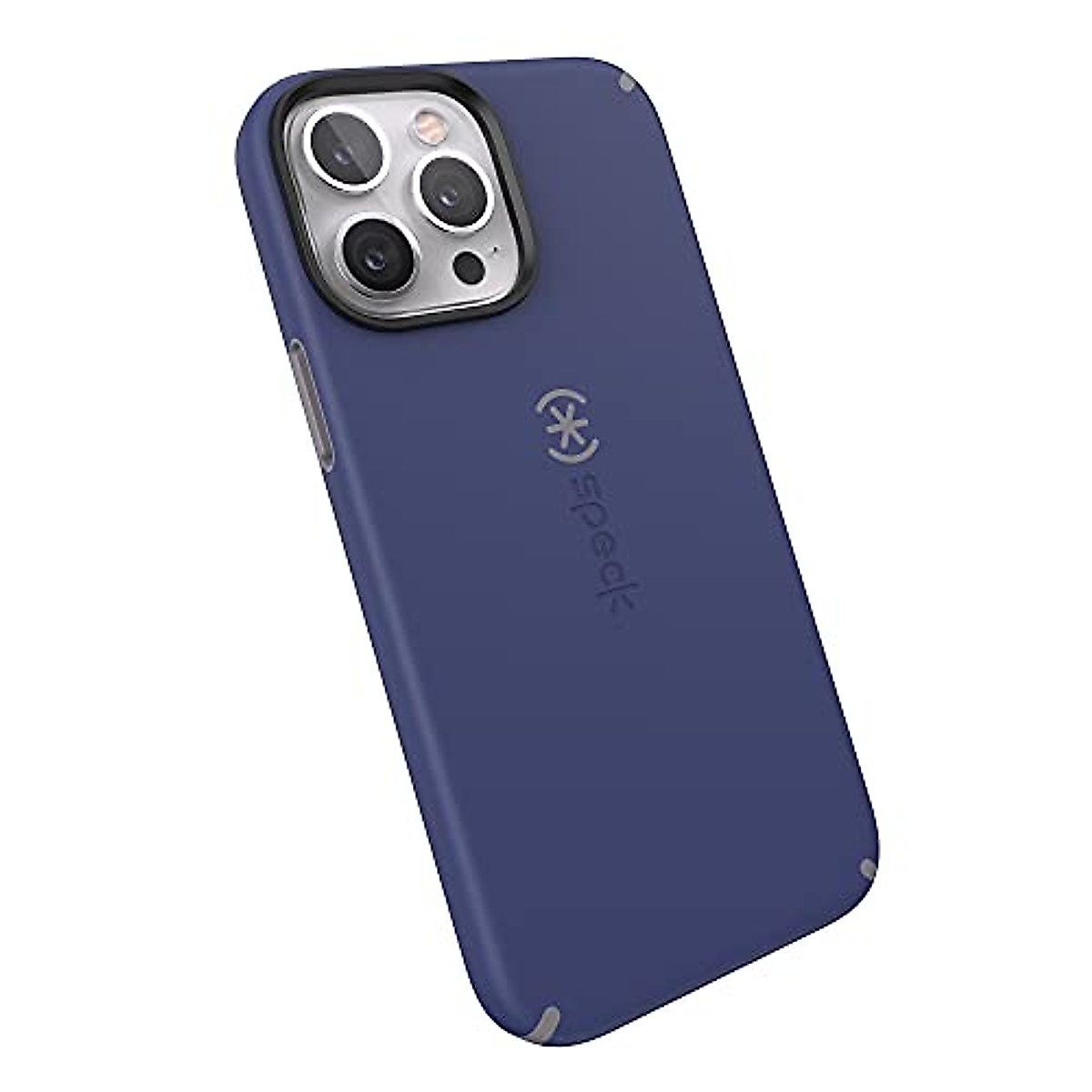 Speck Products CandyShell Pro Case + MagSafe Fits iPhone 13 Pro Max/iPhone 12 Pro Max, Prussian Blue/Cloudy Gray