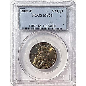 2006 P Sacagawea Dollar MS 65 Blue Label PCGS