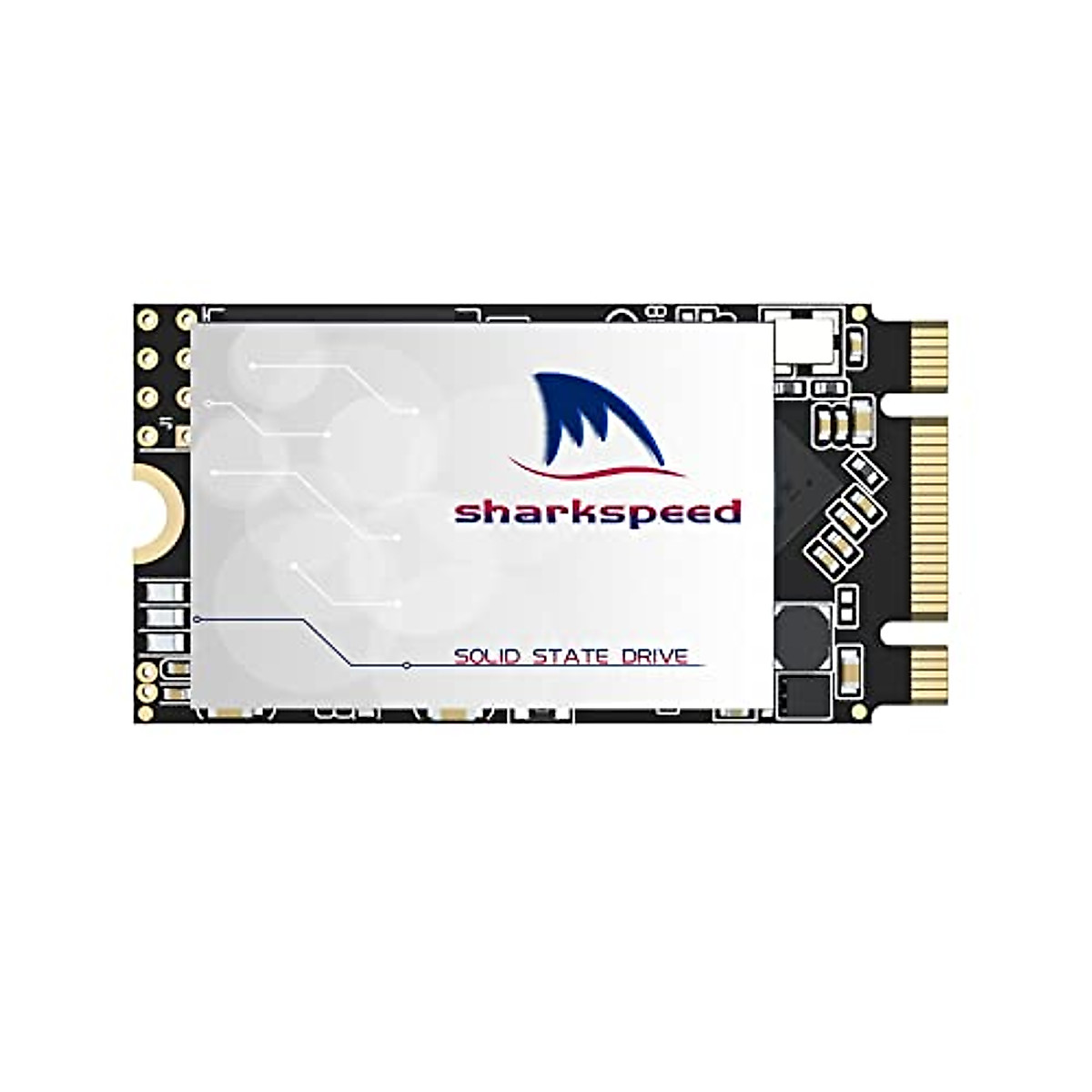 SHARKSPEED SSD 2TB M.2 2242 NGFF Plus M2 SSD 3D NAND SATA III 6 Gb/s,Internal Solid State Drive for Notebooks Desktop PC (M.2 2242 2TB)