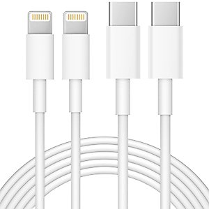 iPhone Charger Super Fast Charging [MFi Certified] iPad Charger 20W PD USB C Wall Charger 2-Pack 6FT Fast Charging Cable Compatible with iPhone14/14 Pro Max/13/13Pro/12/12 Pro/11/11Pro/XS,iPad