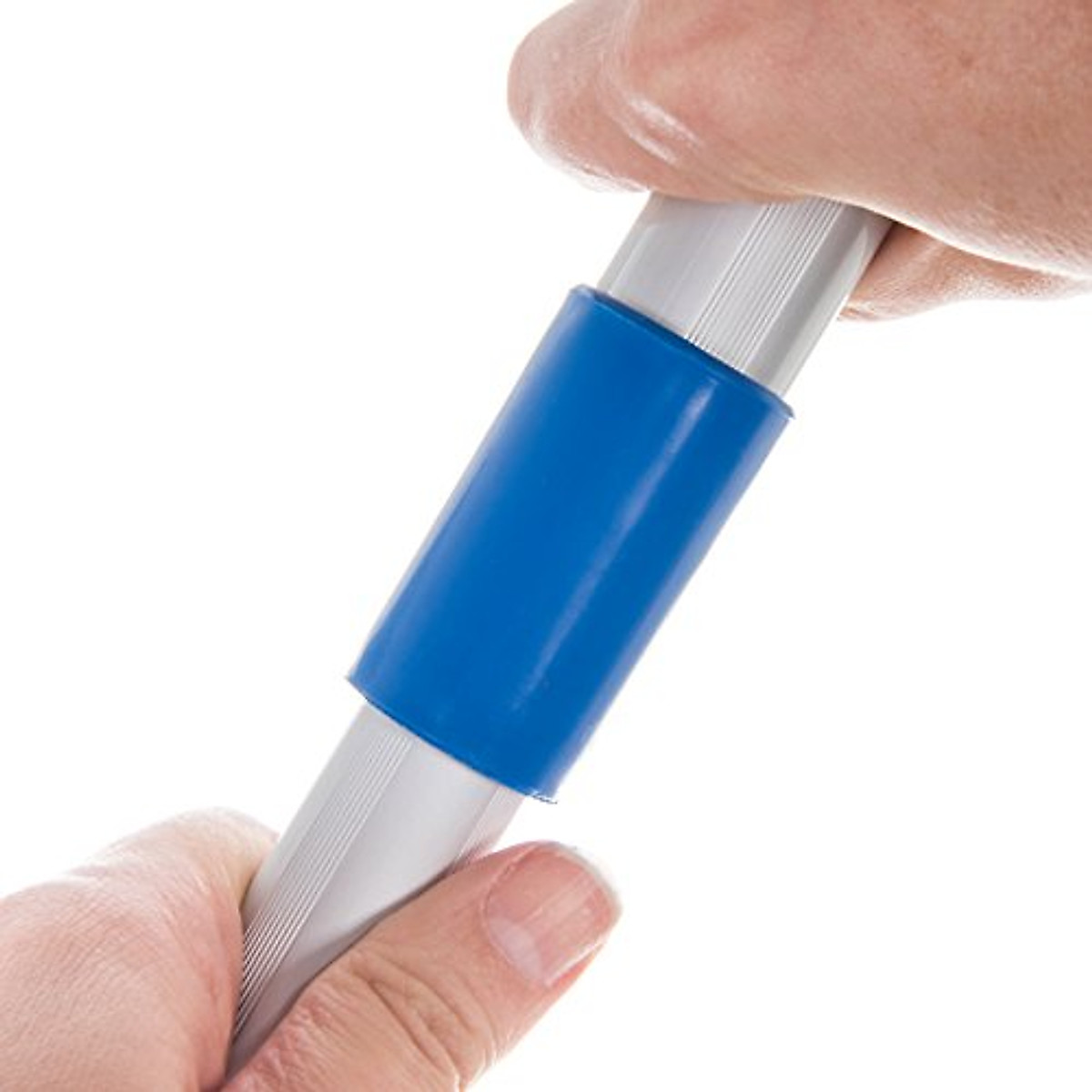 Carlisle FoodService Products Telescopic Mop Handle for Flat Head Mops for Floor Cleaning, Home, Kitchen, Restaurants, Office, And Janitorial Use, Aluminum, 43 - 70 Inches, Silver