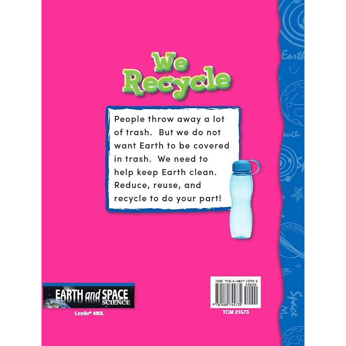 Teacher Created Materials - Science Readers: Earth and Space Science - 5 Book Set - Grade 1 - Guided Reading Level F - K