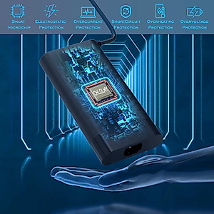 Slim 330W 16.92A 19.5V AC Laptop Charger for DELL Alienware M17 M18X X17 X51 Area-51m G15 G16 5530 7630 7620 DA330PM190 LA330PM190 DA330PM111 LA330PM160 Power Supply Adapter Cord