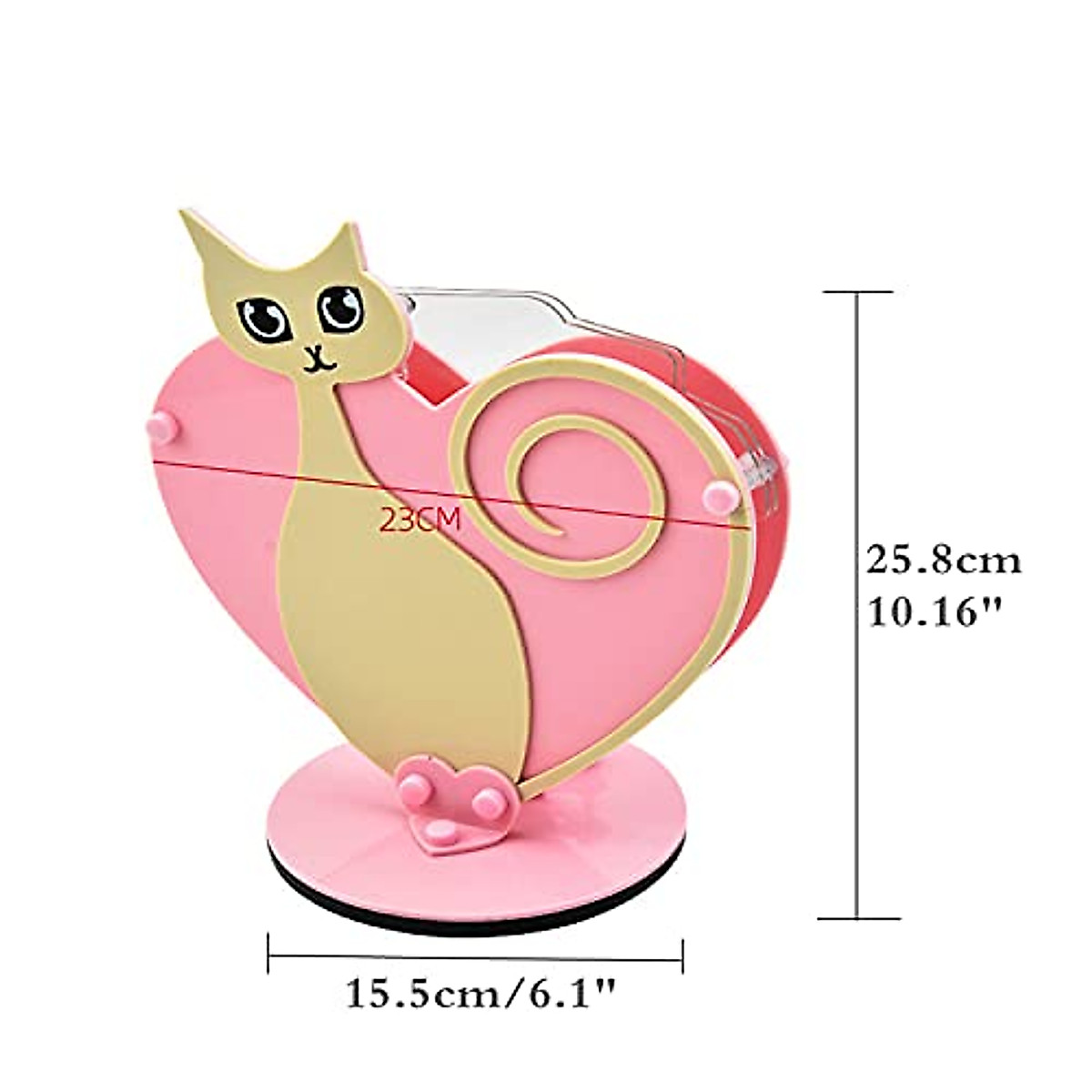 Kitchen Knives Set, Stainless Steel Knife Set with Novelty Acrylic Block, Sharp Cutlery Knife Set for Chef Cooking Cutting, Pink Color Knife