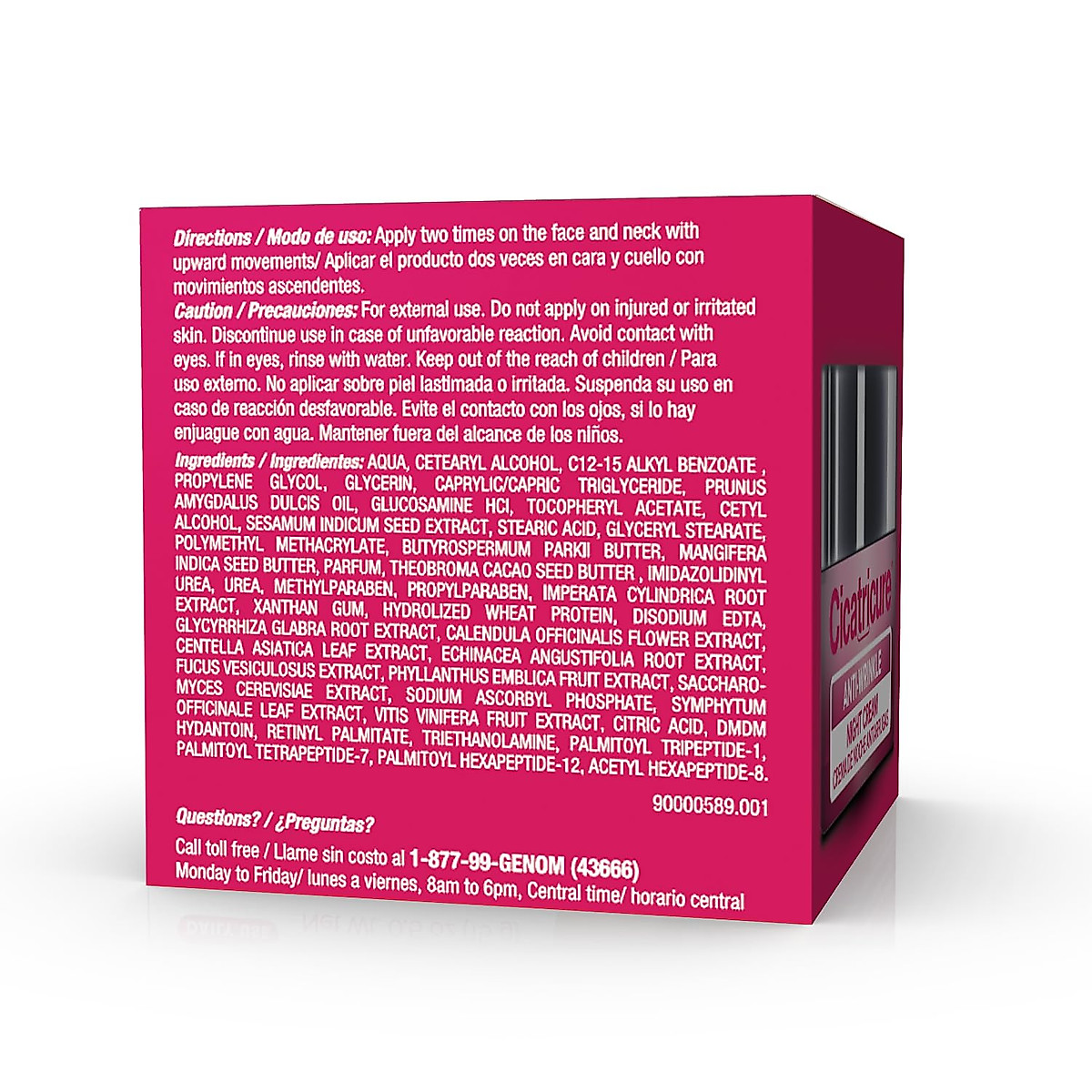 Cicatricure Anti-Wrinkle Night Face Cream: Intensive Overnight Aging Care, Moisturizes & Reduces Fine Lines, Advanced Anti-Aging Formula, 1.7 fl oz