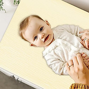 Hooyax Muslin Changing Pad Cover Unisex, Ultra Soft Diaper Changing Table Covers 3 Pack Breathable and Skin-Friendly Solid Color Muslin Baby Changing Mats Sheet for Boys & Girls, 32x16 inches