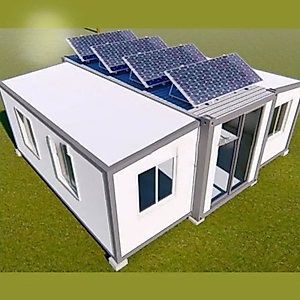 Expandable Flat Pack Prefab Module Home 30 Ft Container Expandable House with Solar Energy