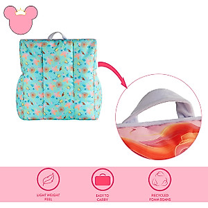 Idea Nuova Disney Little Mermaid Kids and Toddler Canvas Bean Bag Chair with Piping & Top Carry Handle