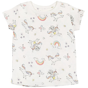 Disney Minnie Mouse Toddler Girls 3 Pack T-Shirts Pink/White/Blue 5T