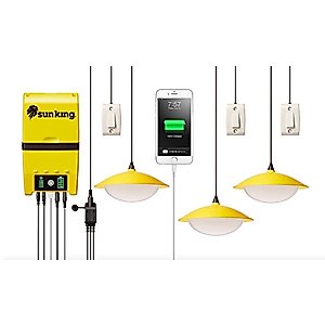 Greenlight Planet Home 120 Solar Lighting System Plus USB Charger