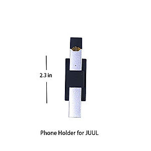 OrangeDance Cell Phone Holder Compatible with JUUL,Holder for Back of Phone，Compatible with iPhone,Samsung Galaxy,Tablets(Black)