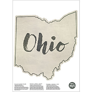 WallPops DWPK2913 Ohio Art Kit Wall Decal, Neutral