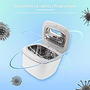 Bottle Sterilizer and Dryer | UV Light Sanitizer Box | Kills Up Bacteria & Viruses for Baby Bottle, Pacifier, Cup, Phone | Home and Office by VCUTECH