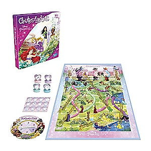 Hasbro Gaming Chutes and Ladders: Disney Princess Edition Board Game for Kids Ages 3 and Up, Preschool Game for 2-4 Players (Amazon Exclusive)